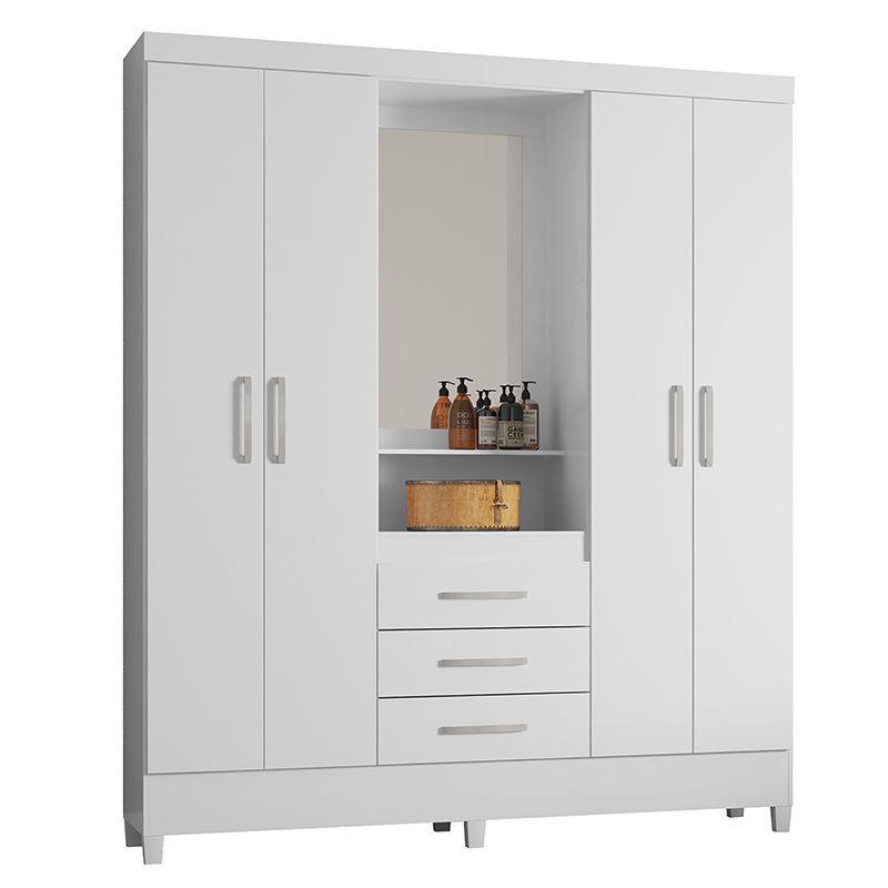 Guarda Roupa Casal com Penteadeira Capelinha Pérsia 4 Portas 3 Gavetas ...