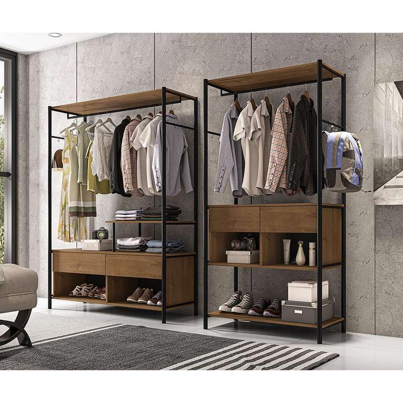 Guarda-Roupa Closet Modulado Barcelona e Guarda-Roupa Closet Modulado ...