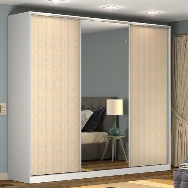 Guarda Roupa Closet Premium 273cm 03 Portas 01 com Espelho RC3002.1E ...