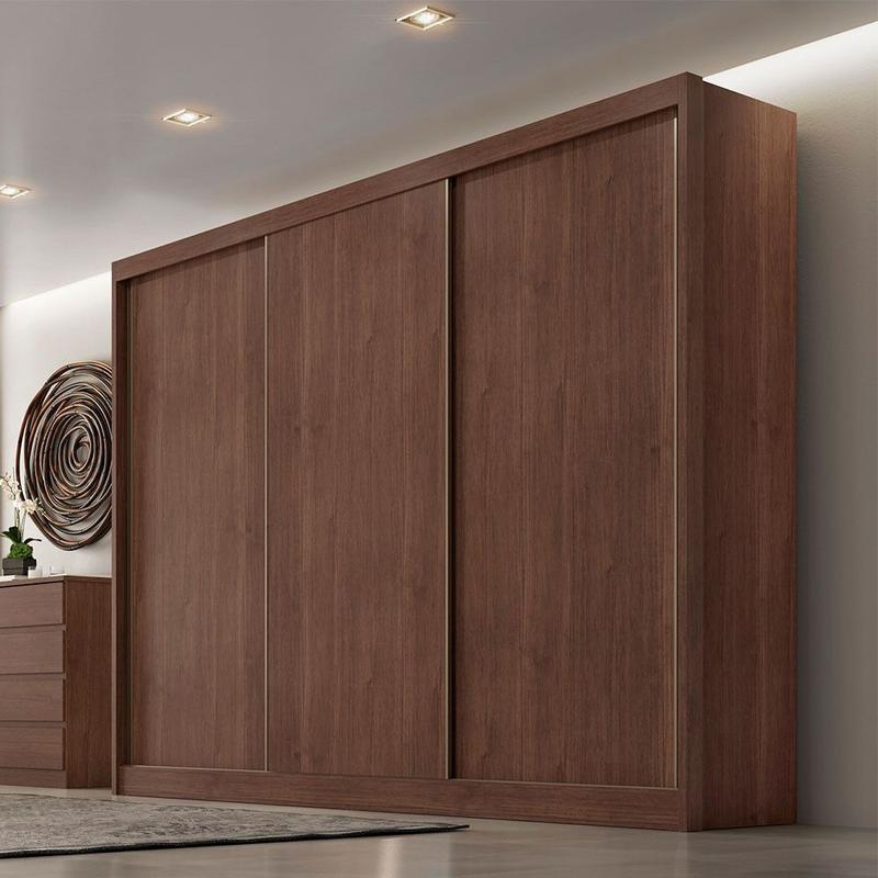 Guarda Roupa Dublin 3 Portas 6 Gavetas Clic Móveis - Guarda-Roupa ...