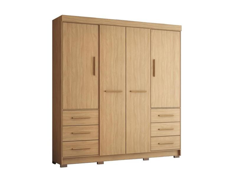 Guarda-Roupa Estrela Casal Amêndoa - Mua Commerce - Guarda-Roupa ...