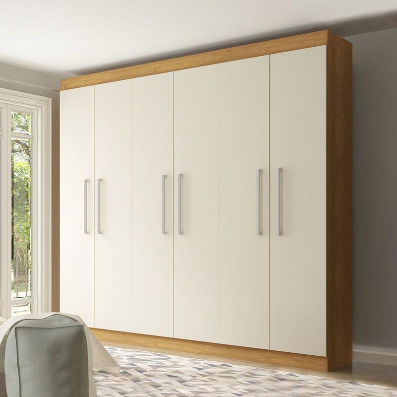 Guarda Roupa Grande para Quarto Casal com 6 Portas MDP1056 - Valore ...