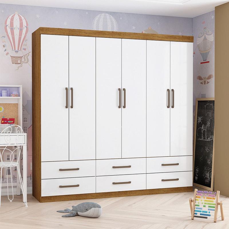 Guarda Roupa Infantil Ariel 6 Portas 6 Gavetas - Carioca Moveis ...
