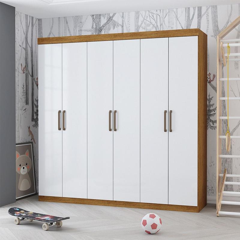 Guarda Roupa Infantil Iona 6 Portas - Carioca Moveis - Guarda-Roupa ...