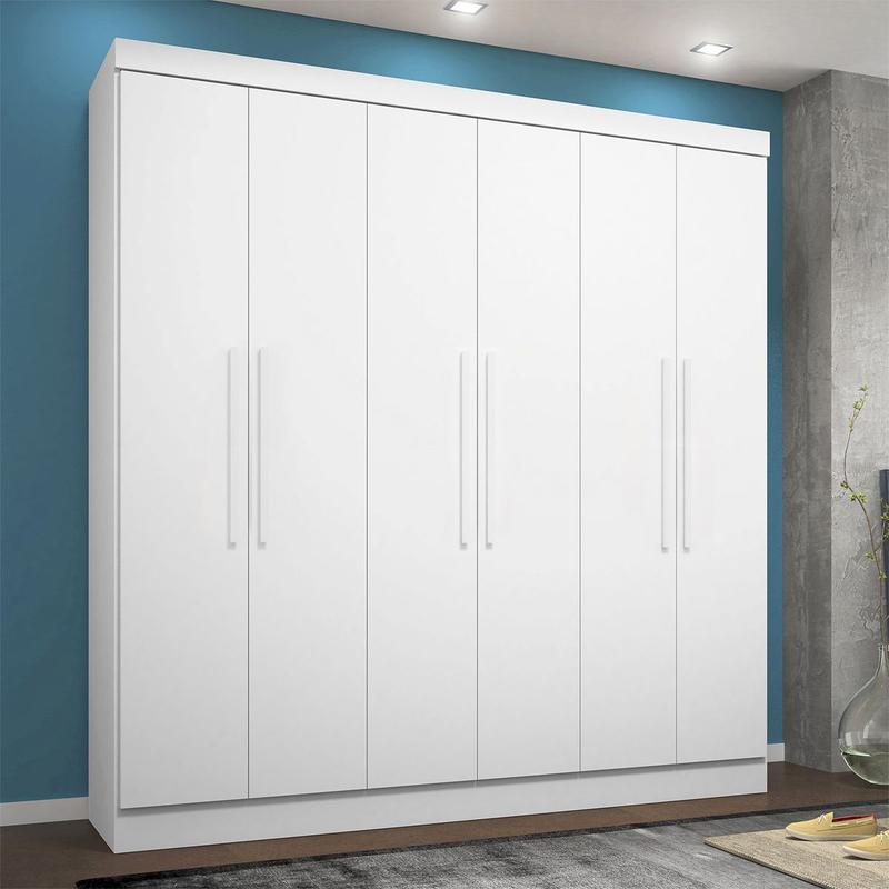 Guarda Roupa Luna Qmovi 6 Portas - Guarda-Roupa / Roupeiro - Magazine Luiza