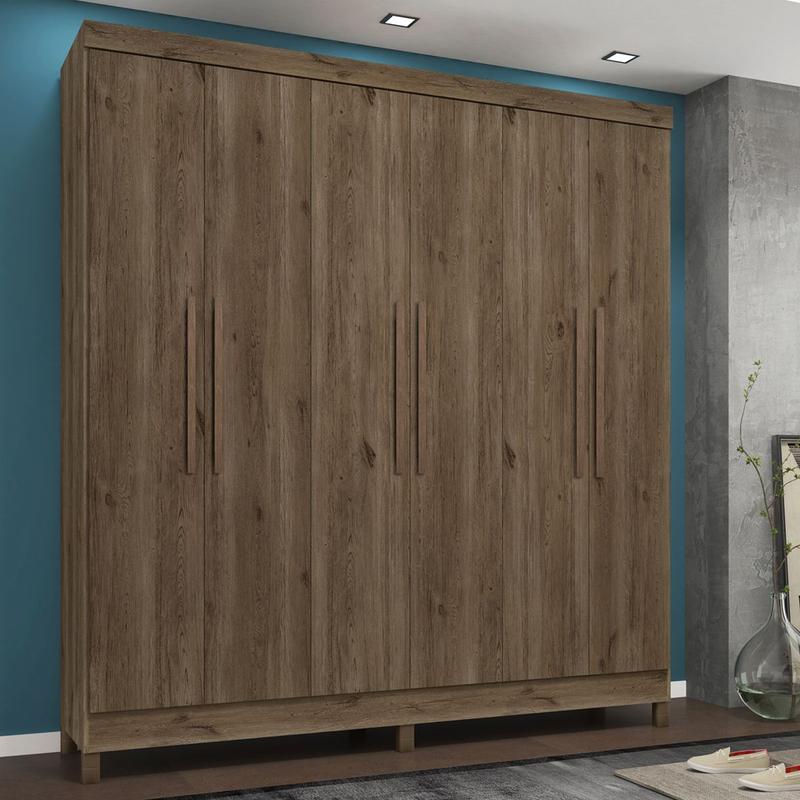 Guarda Roupa Luna Qmovi 6 Portas - Guarda-Roupa / Roupeiro - Magazine Luiza