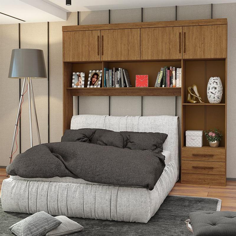 Guarda Roupa Modulado Paris 4 Portas 2 Gavetas - Carioca Moveis ...