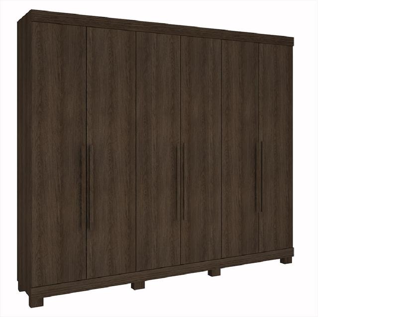 Guarda Roupa Rimo Guarapari 6 Portas 7 Gavetas 100% MDF Tauari - Guarda ...