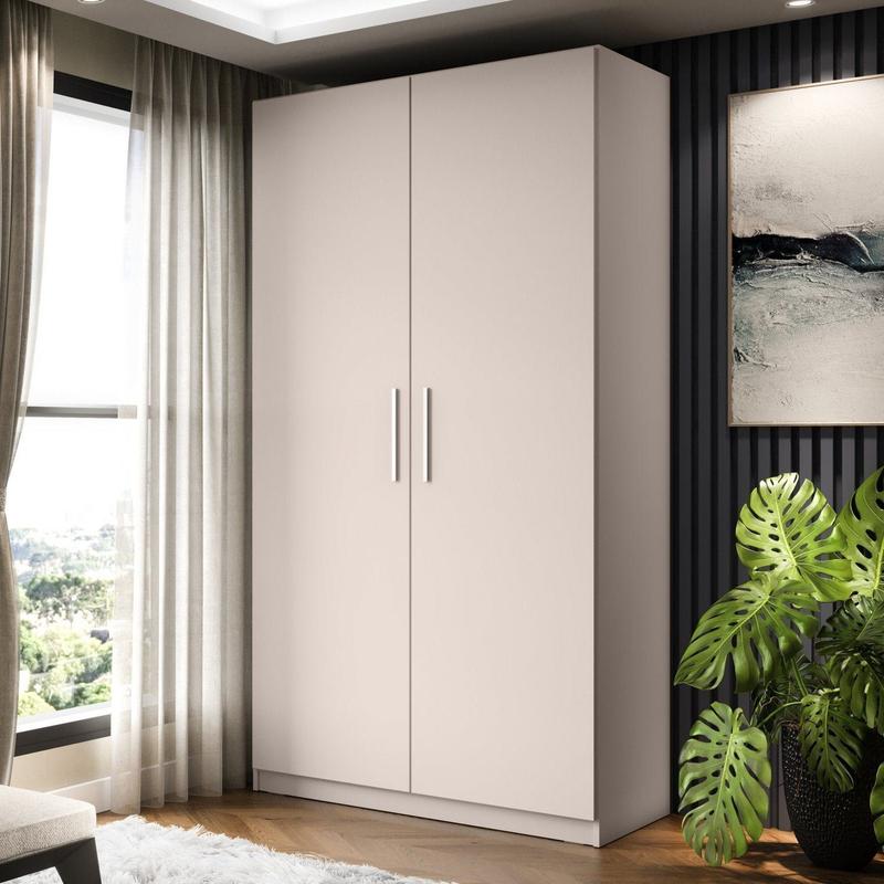 Guarda-Roupa Solteiro 2 Portas 2 Gavetas 100cm Ímola Rr Móveis - Guarda-Roupa / Roupeiro ...