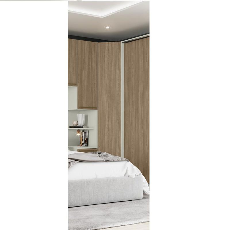 Guarda-roupa Solteiro Modulado Predileto 1 Porta Areia Hp/jequitiba ...