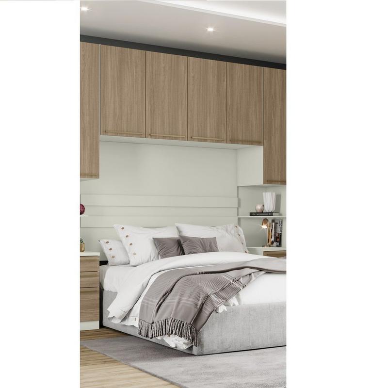 Guarda-roupa Solteiro Modulado Predileto 4 Portas Areia Hp/jequitiba ...