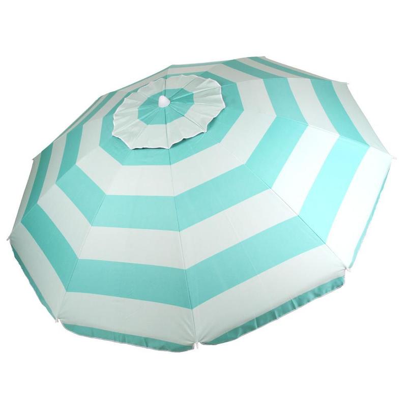 Guarda-sol Articulável Listrado Aqua com Proteção UV 2,4m - ACASA ...