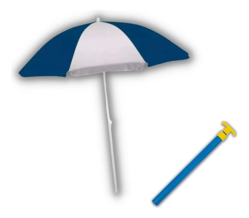 Guarda-sol Grande Para Praia Piscina 1,80m + Saca Areia Mor - Guarda ...