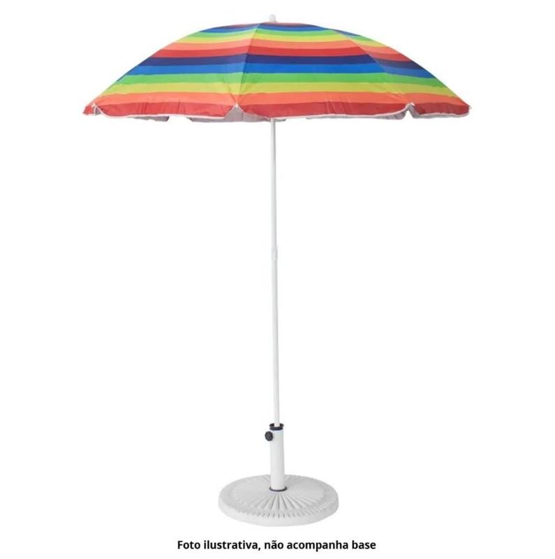 Guarda-Sol para Praia Proteção UV 50+ Aço Esmaltado 1,80m Lotus NAUTIKA ...