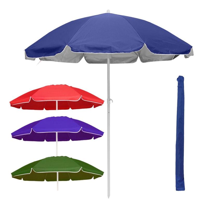 Guarda Sol Praia Grande Resistente Proteção Uv Família Co - GuardSol ...