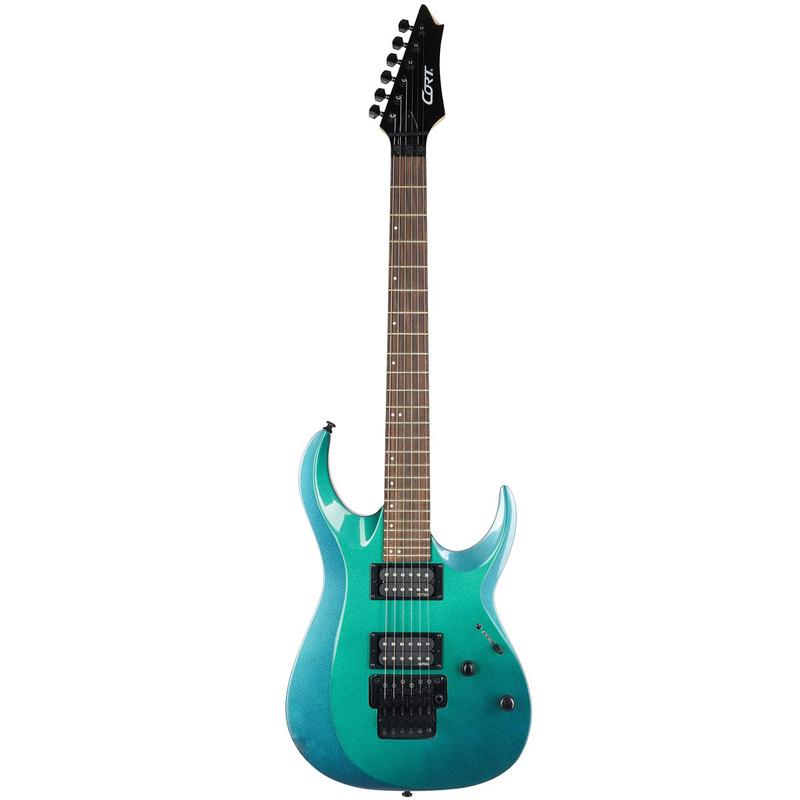 Guitarra Cort X300 FLB Floyd Rose Special Flip Blue Captadores Emg ...