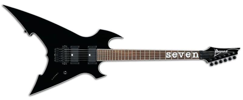 Guitarra Ibanez MTM 100 Mick Thomson Preta Com Case - Guitarra ...