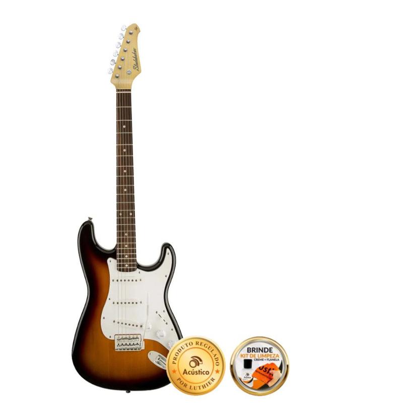 Guitarra Stratocaster Studebaker Sky Hawk SSS Sunburst - Guitarra ...