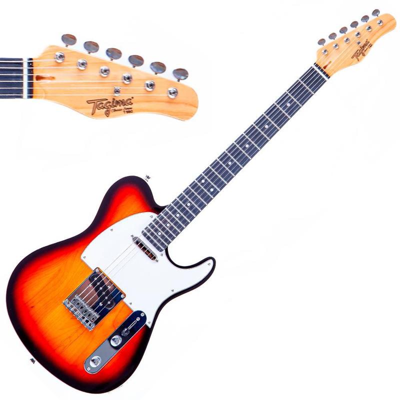 Guitarra Tagima Telecaster T-550 SB Sunburst Classic Esscala Escura ...
