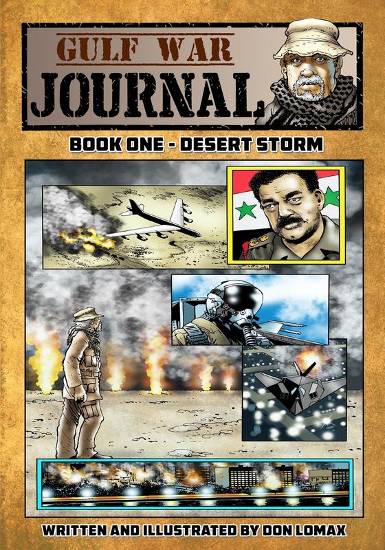 Gulf War Journal - Book One - Caliber comics - Revista HQ - Magazine Luiza