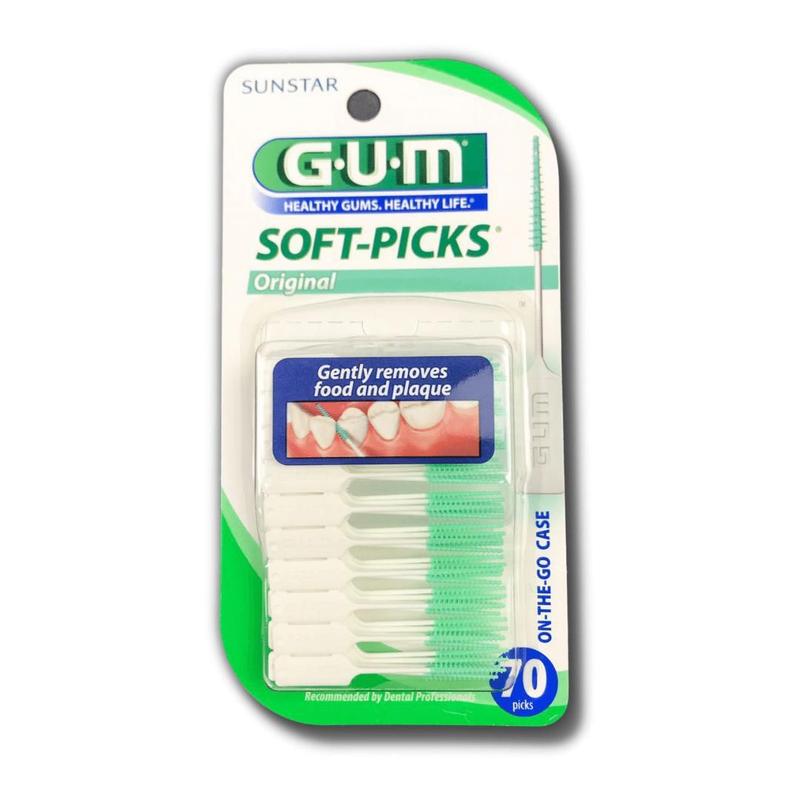 Gum Soft Picks Original Palitos Interdentais 70 Unidades - Sunstar ...
