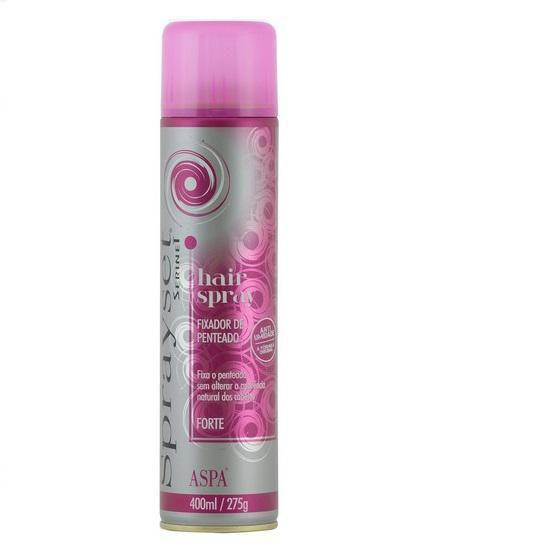 Hair Spray Aspa Sprayset Forte 400Ml - Aspa- Sprayset - Modelador e ...