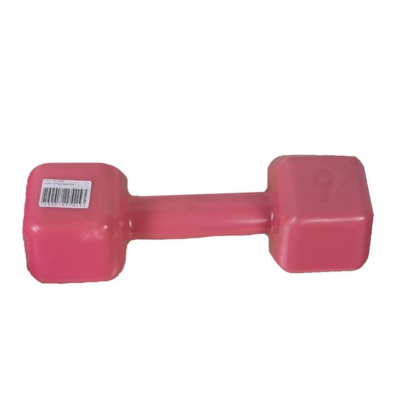 Halter Sextavado Emborrachado de Peso Academia Funcional 9Kg Rosa - 1 ...