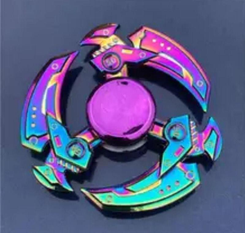 Hand Spinner Aço Galvanizado Triple Reaper - Mega Block Toys - Spinner ...