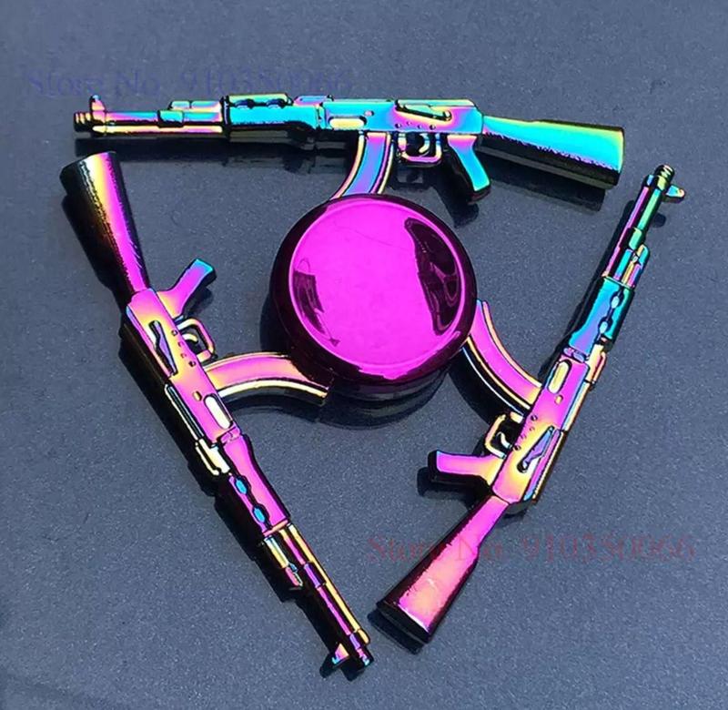 Hand Spinner Aço Galvanizado Triple Shotgun - Mega Block Toys - Spinner ...