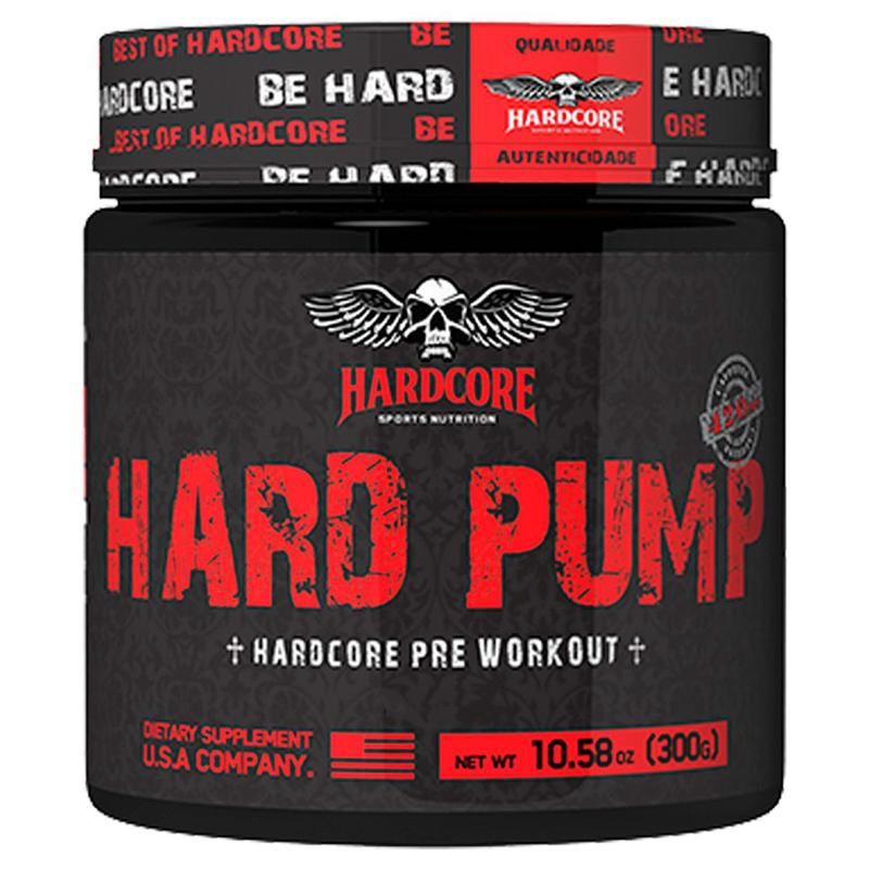Hard Pump 300g Limão - Pré Treino - Hardcore Sports Nutrition - Pré ...