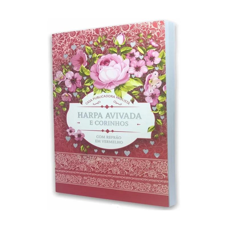 Harpa Brochura Pequena - Floral Rosa - CPP - Harpa - Magazine Luiza