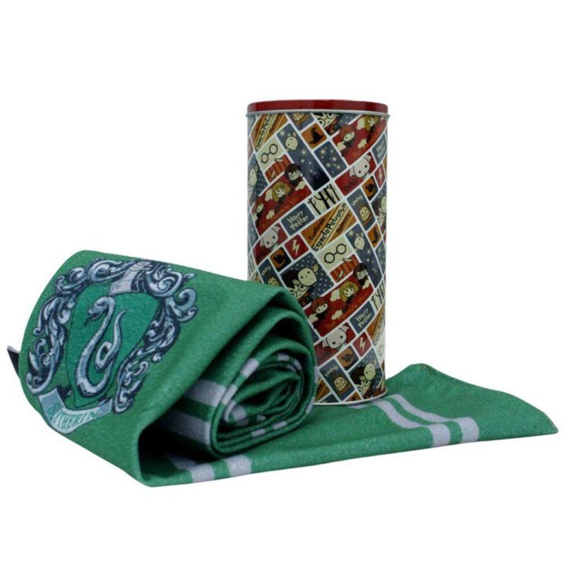 Harry Potter Cachecol + Lata Multiuso Sonserina Slytherin Verde ...