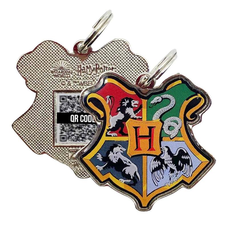 Harry Potter PetCode Pingente De Identificação Brasão Hogwarts De Metal ...