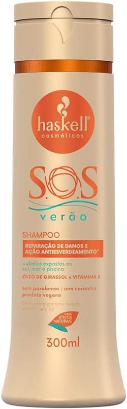 Haskell Sos Verão Shampoo 300ml - Antiesverdiamento - Shampoo ...