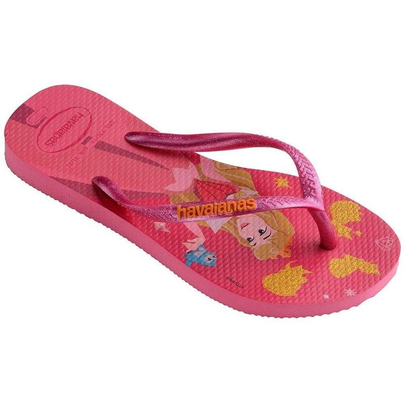 Havaianas Kids Slim Princess Rosa Cristal - Sandália Infantil ...