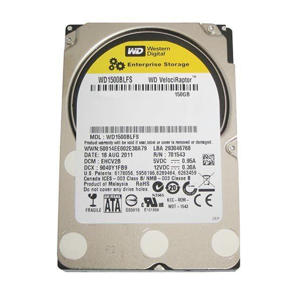 HD Notebook 150GB Western Digital WD1500HLFS VelociRaptor ...