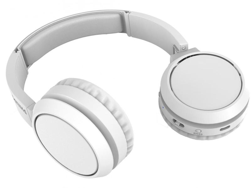 Headphone Bluetooth Philips - TAH4205WT/00 com Microfone Branco ...