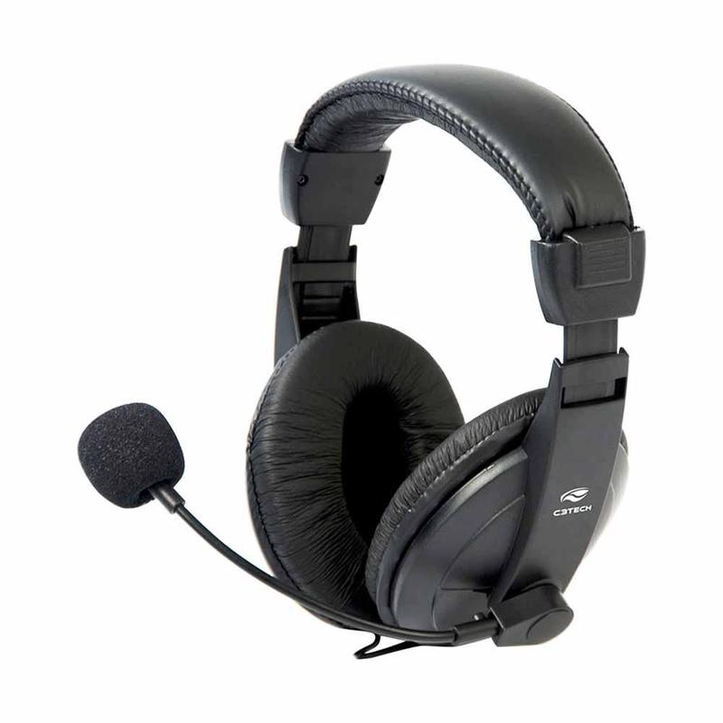Headphone c/microfone voicer comfort ph60bk / un / c3 tech - Headphone ...