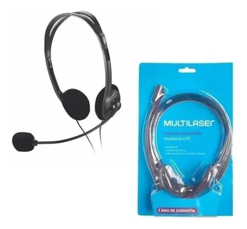 Headser multilaser Multimídia HP002 - Headset com Fio - Magazine Luiza