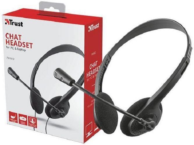 Headset 21665 Primo Chat Com Controle De Volume E Ajuste - Trust ...