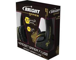 Headset BRIGHT Gamer 7.1 USB - 0354 - Headset Gamer - Magazine Luiza