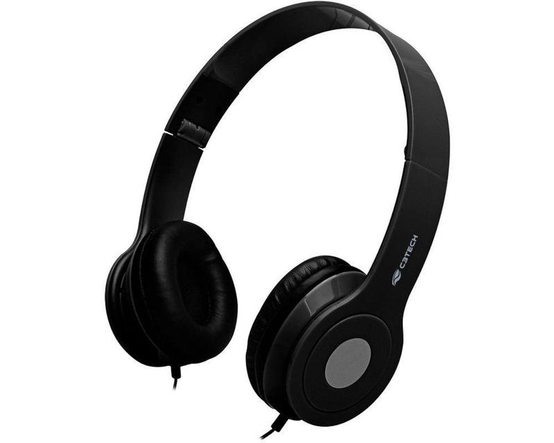 Headset C3 TECH Dobravel Preto (PH-100BK) - C3TECH - Headset com Fio ...