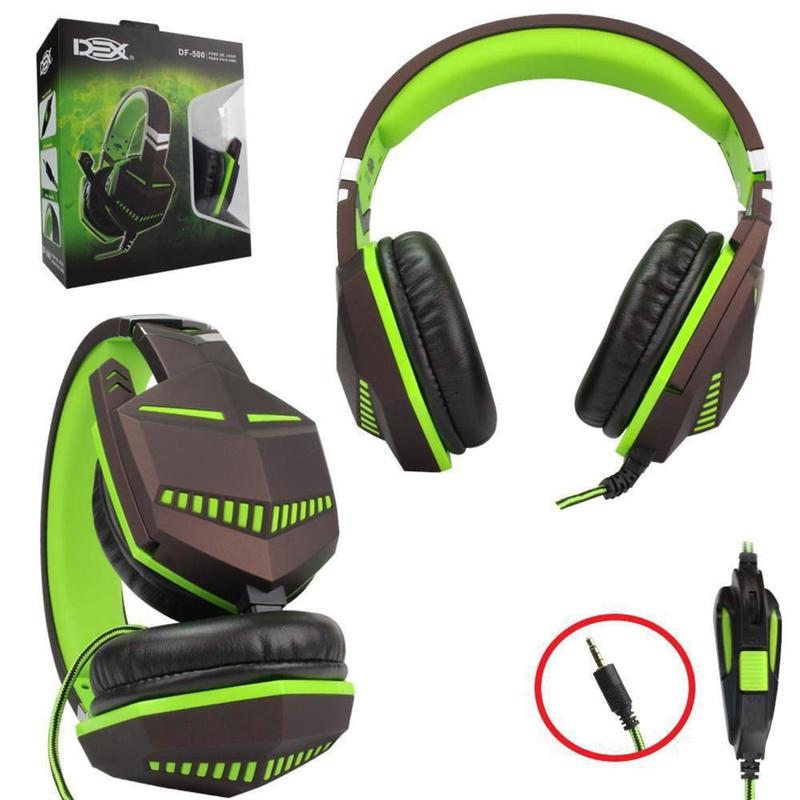 Headset Gamer Dex Df-500 P3 C/microfone Fone - Headset Gamer - Magazine ...