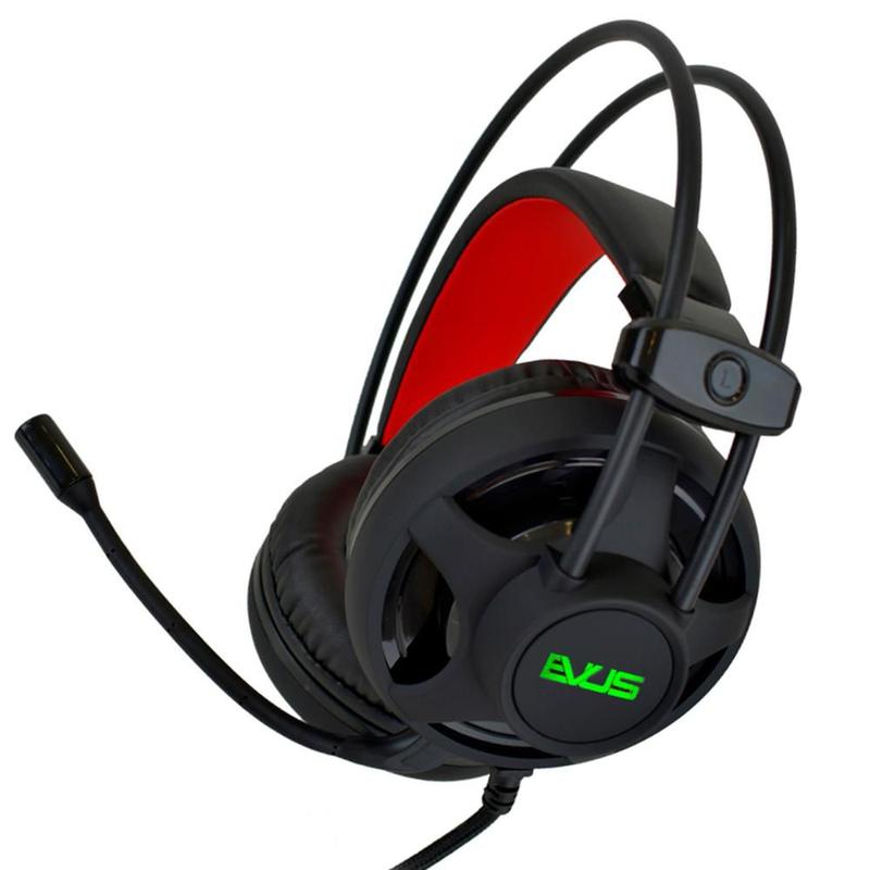 Headset Gamer Evus F-11 Revolution - RGB - 3.5mm e USB - Headset Gamer ...