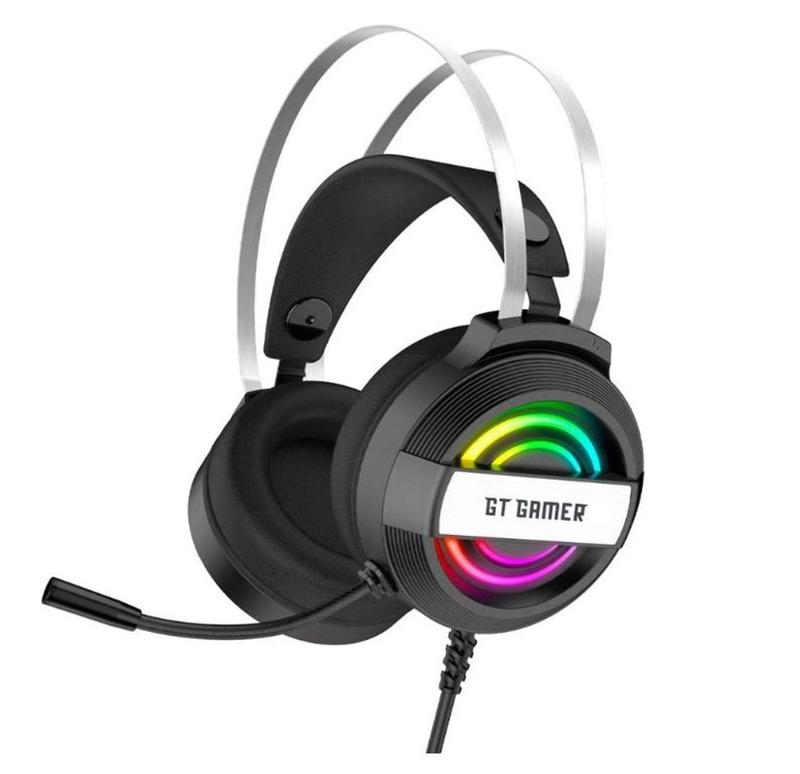 Headset Gamer GT Space com LED RGB para Desktop GT Gamer - Goldentec ...