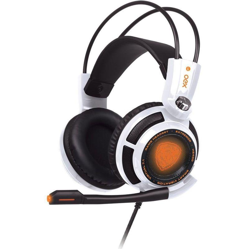 Headset Gamer Oex Game Extremor 7.1 Vibration HS-400 White - Headset ...