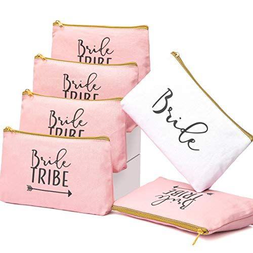 Heather & Willow 6 Piece Set Rosa Ouro Noiva Tribo Canvas Cosméticos ...