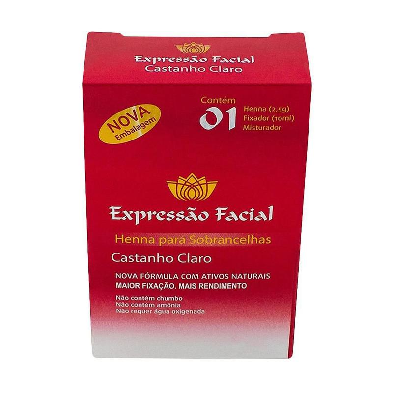 Henna Super Bella Castanho Claro 1,25g - Henna para Cabelo - Magazine Luiza