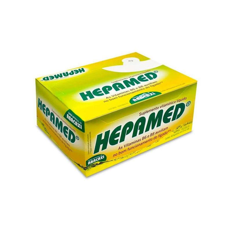 Hepamed 48 Flaconetes 10ml Cada Sabor Abacaxi - 100610 - CIMED ...
