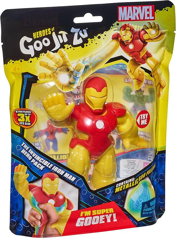 Heroes Of Goo Jit Zu Marvel The Invincible Iron Man Gooey - Sunny ...
